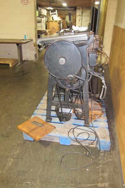 Lot #6: Ludlow Typograph Machine - WireBids